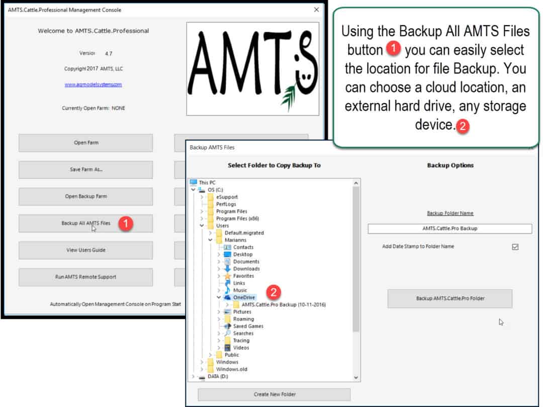 AMTS User Tips: Moving the Program to a New Computer - Agricultural ...